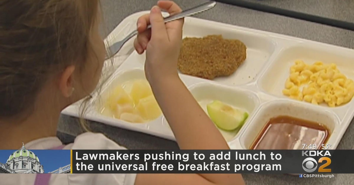 Lawmakers push to add lunch to universal free breakfast program - CBS ...