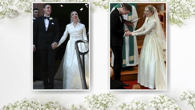 Bride becomes eighth woman in her family to wear grandmother's wedding ...