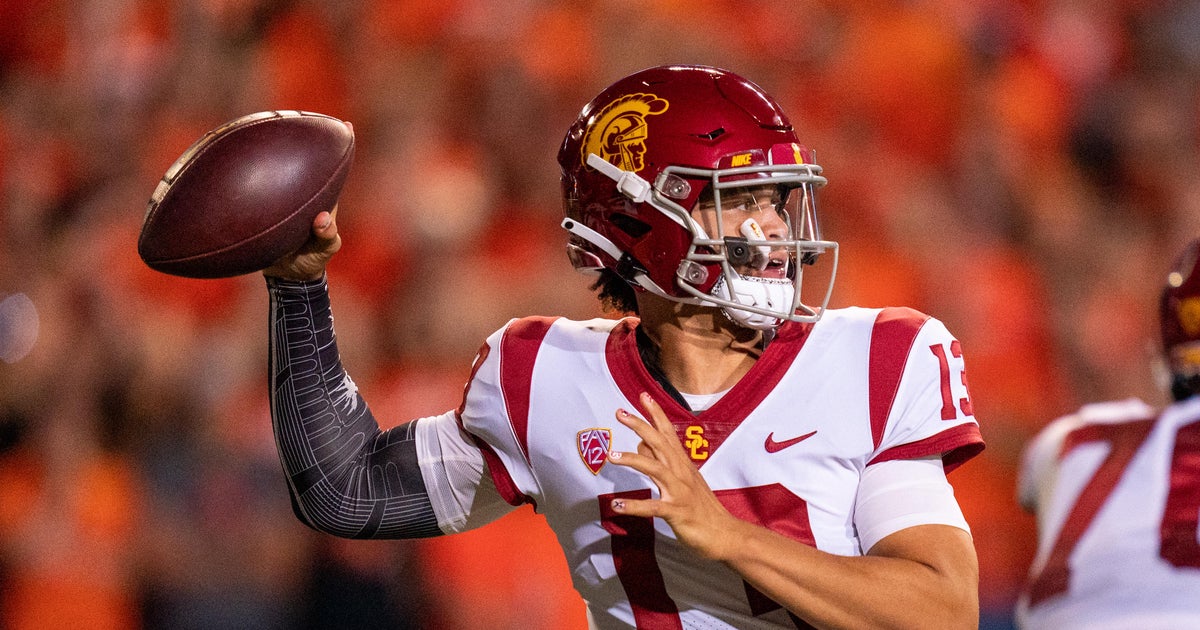 Addison's late TD gives No. 7 USC 17-14 win over Oregon St - CBS Los ...
