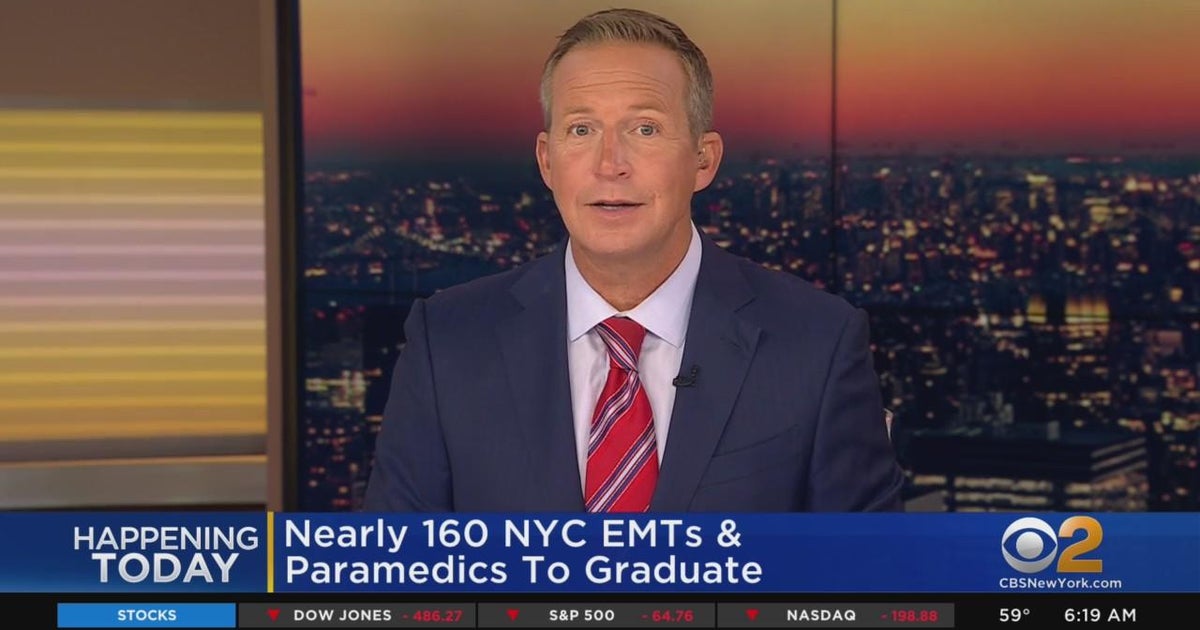 FDNY EMT graduation today - CBS New York