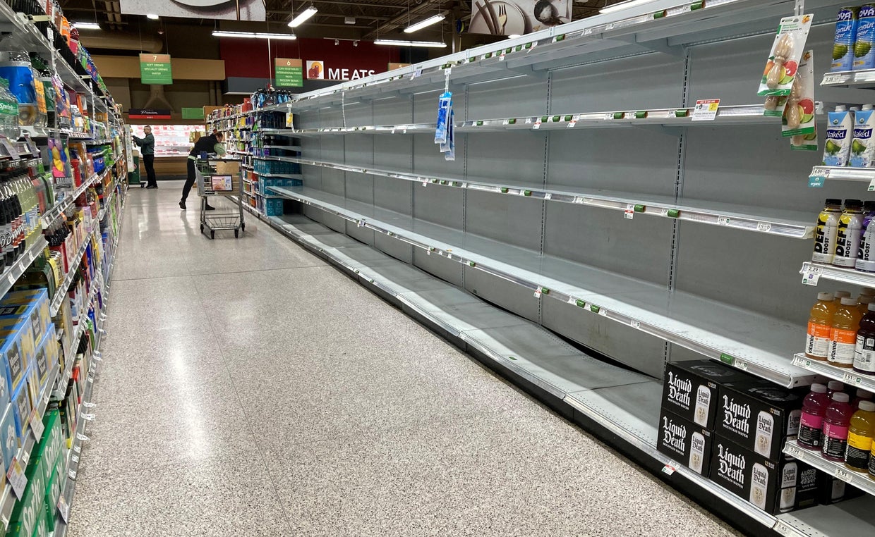 Floridians face empty grocery shelves, rationing as Hurricane Ian nears - CBS News