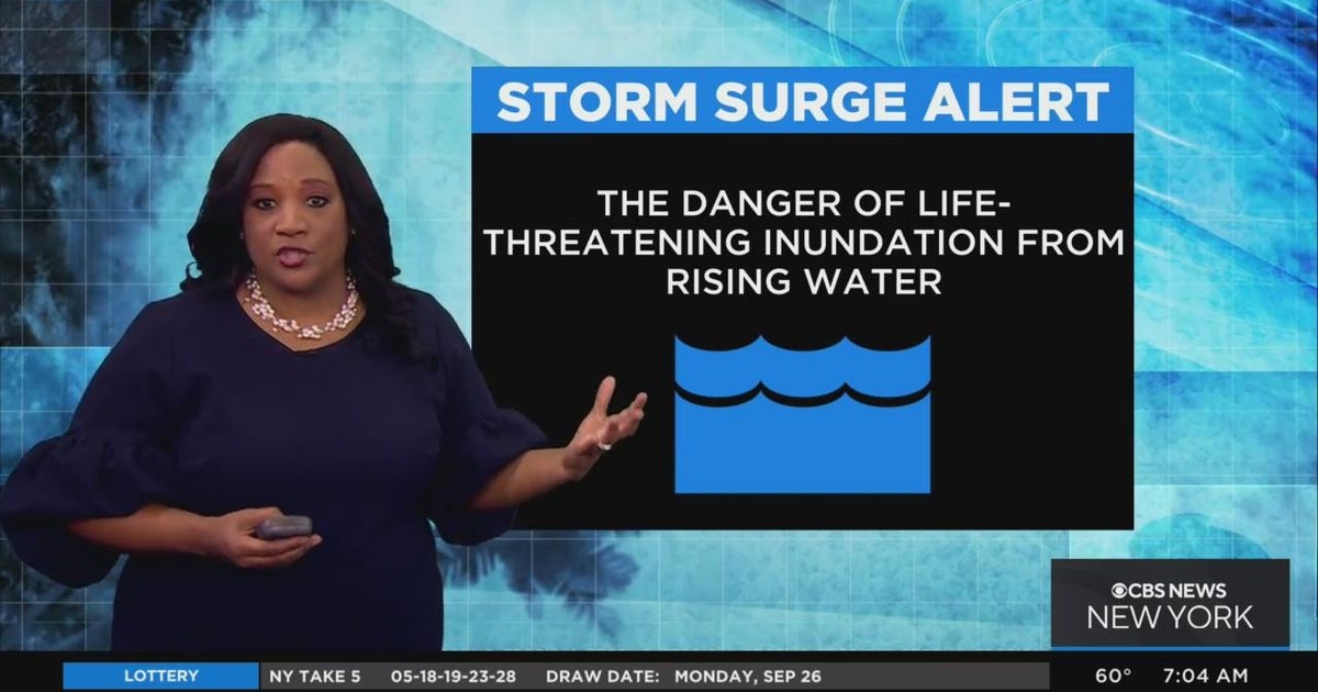Tracking Hurricane Ian: Storm surge alert system explained - CBS New York