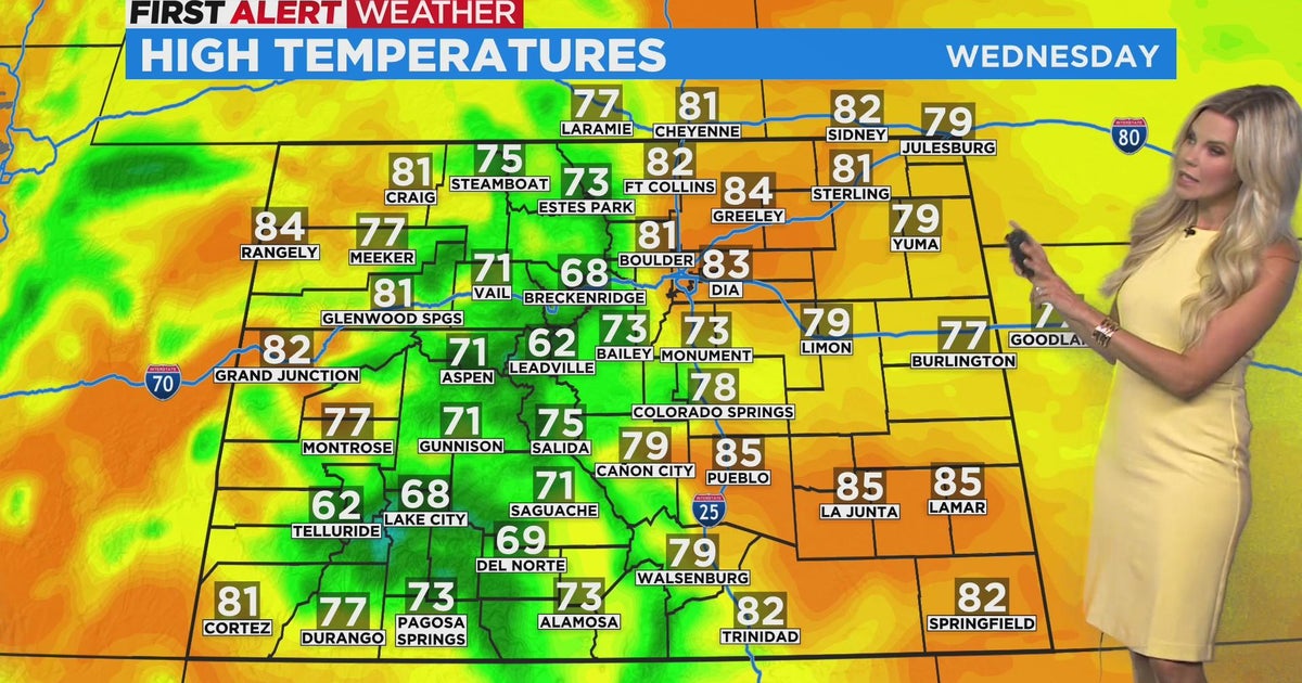 Temperatures Remain Warm, Cooler Weather In Sight - CBS Colorado