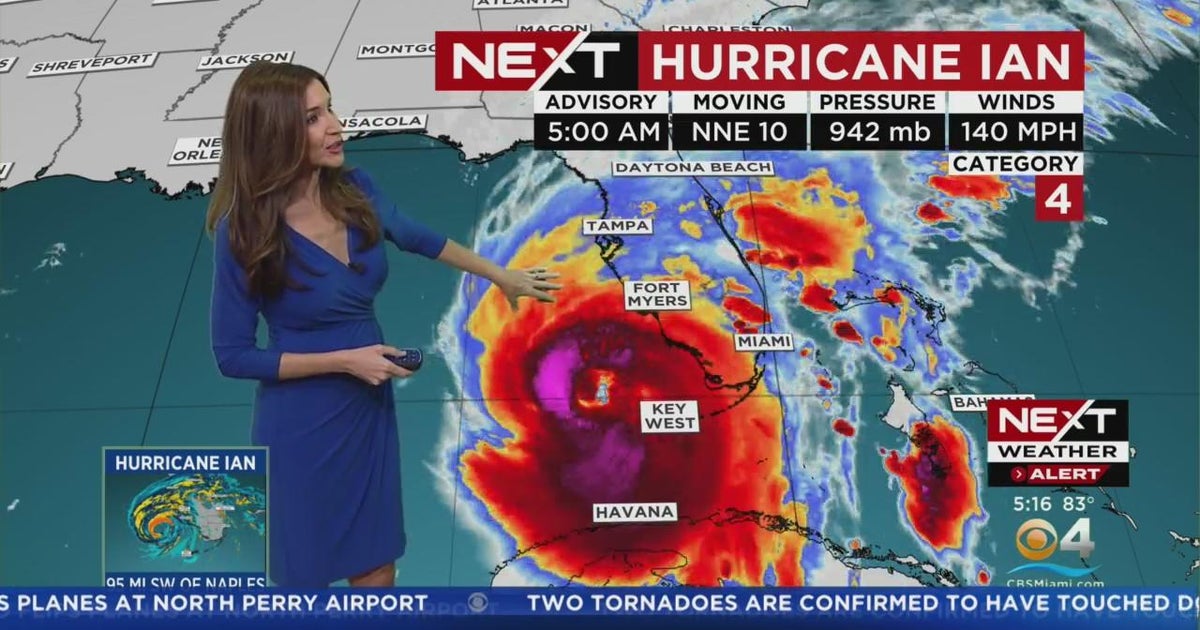 Tracking Hurricane Ian 9/28/2022 5AM - CBS Miami