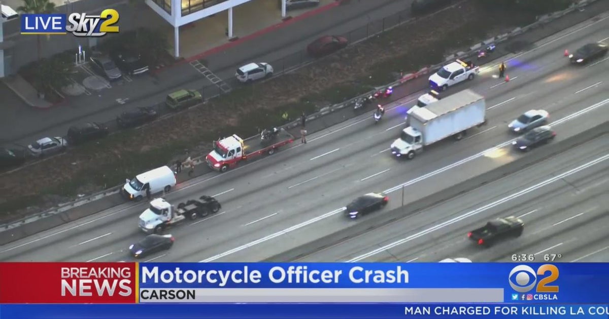 Torrance police motorcycle officer involved in 405 Freeway injury crash ...