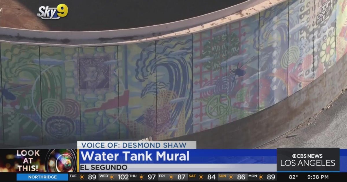 Look At This: El Segundo Water Tank Mural - CBS Los Angeles