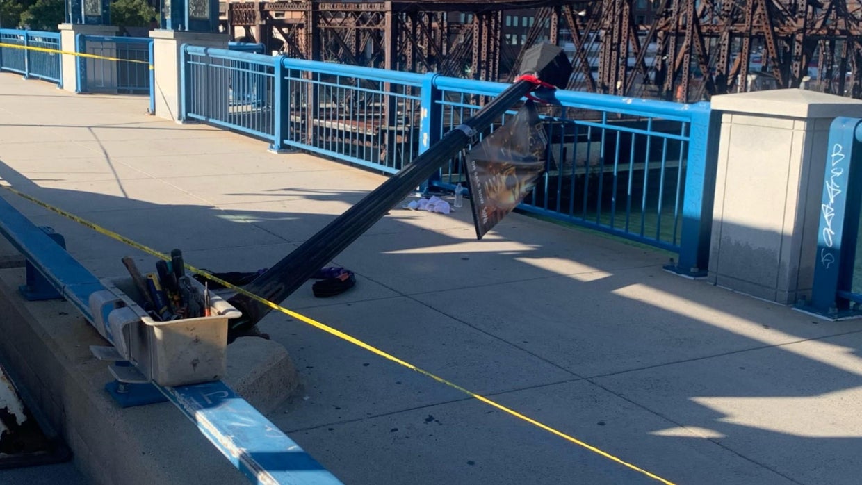 "Glass exploded everywhere": Witnesses recall moment light pole fell on ...