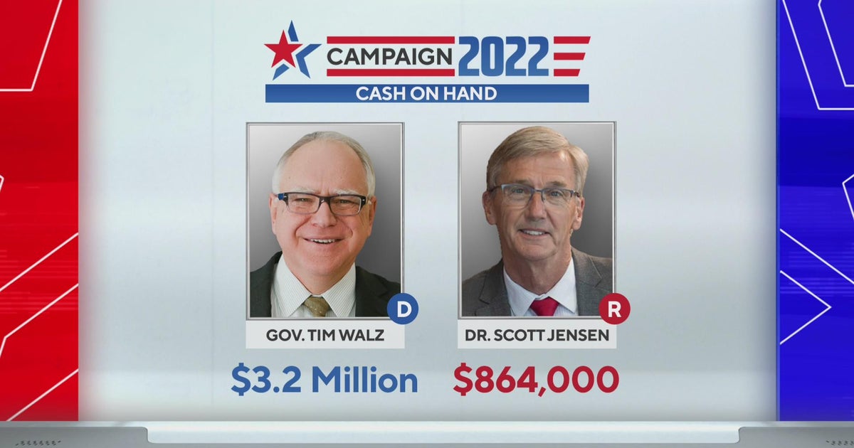 Walz has $3.2M, Jensen has $864K for final weeks of campaign - CBS ...