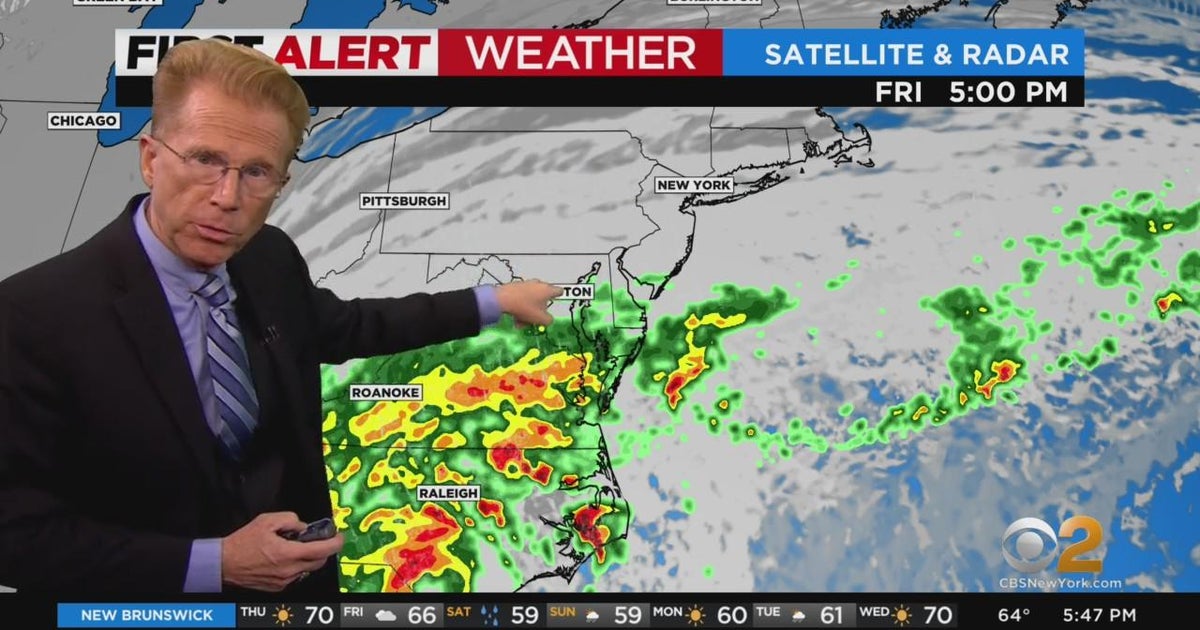 First Alert Weather: CBS2's 9/29 Thursday evening update - CBS New York