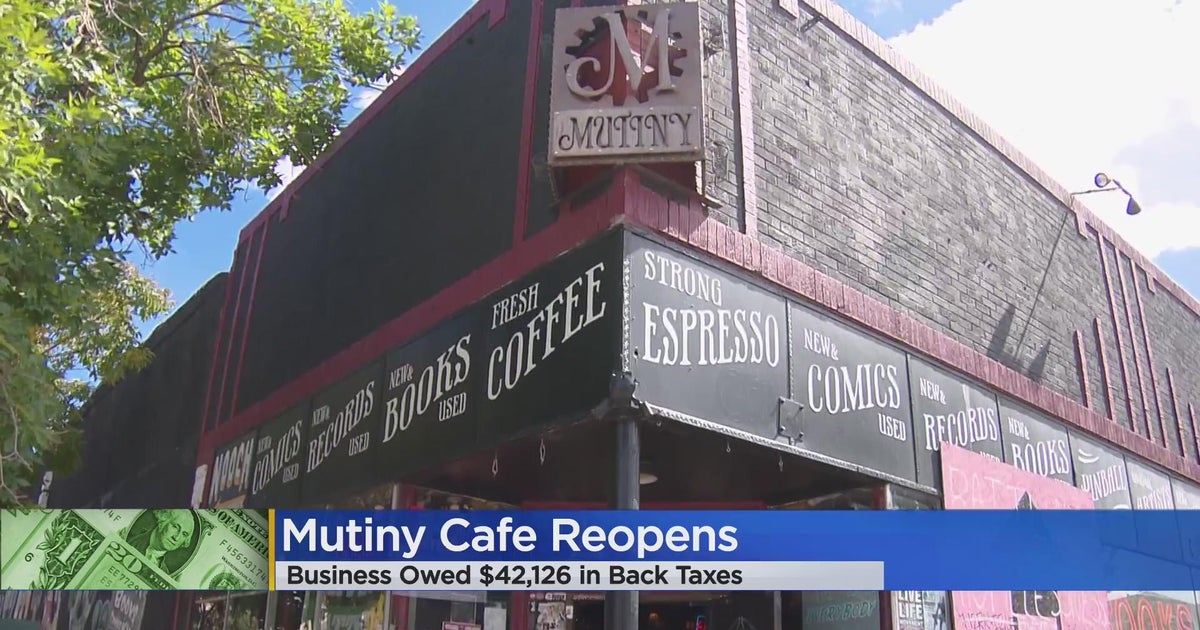 Mutiny Information Cafe reopens after paying back taxes - CBS Colorado