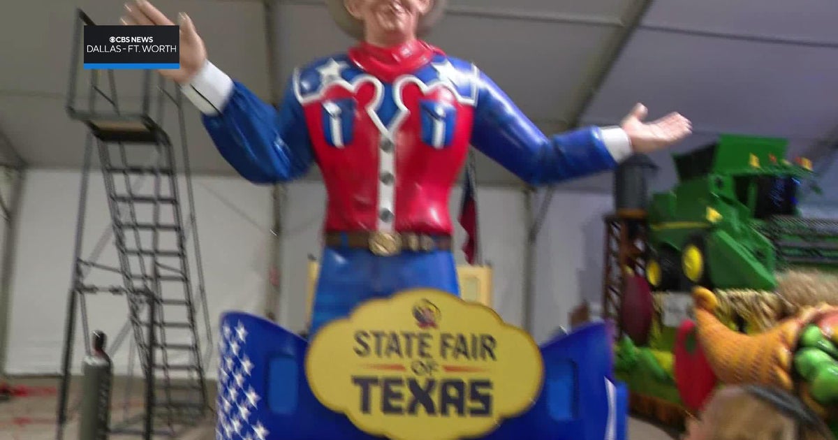 Fun floats ready for the State Fair of Texas parade - CBS Texas