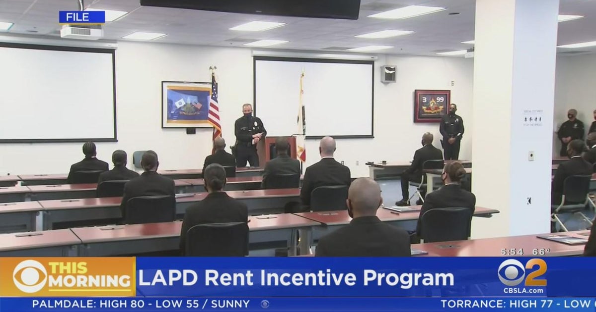 LAPD offering rent help to new recruits - CBS Los Angeles