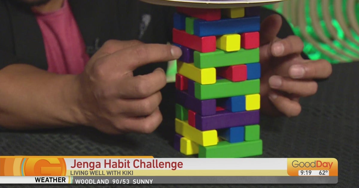 Jenga Habit Challenge - Good Day Sacramento