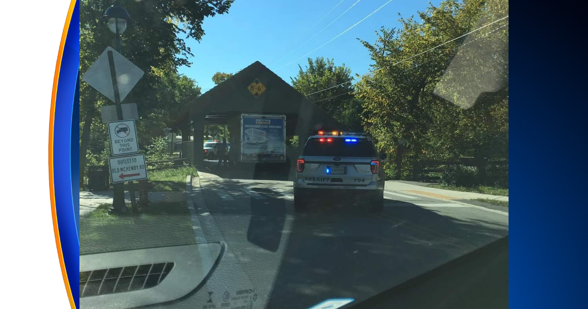 Truck hits historic Long Grove covered bridge, 42nd time in 2 years ...