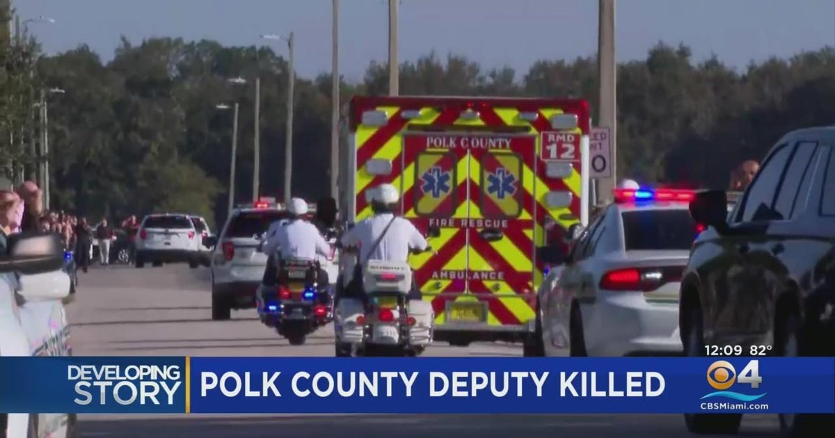 Florida Deputy Fatally Shot While Serving Warrant Cbs Miami