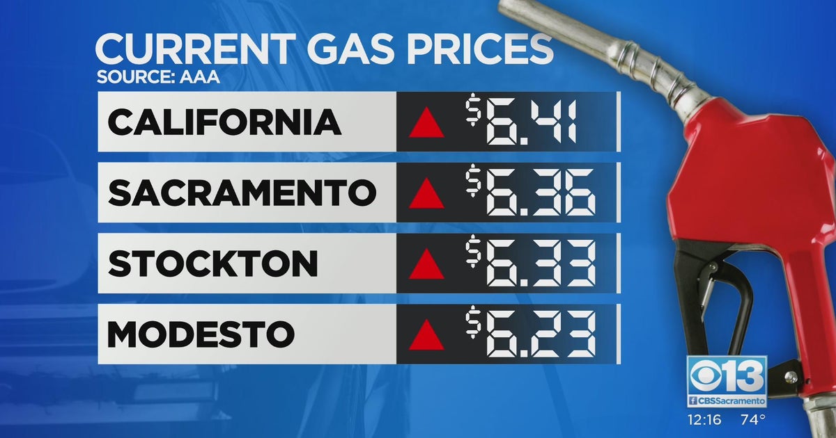 California gas prices continue to go up - CBS Sacramento