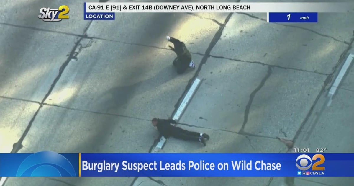 Burglary Suspects Drive Bmw Sedan Into The Ground During Wild Chase