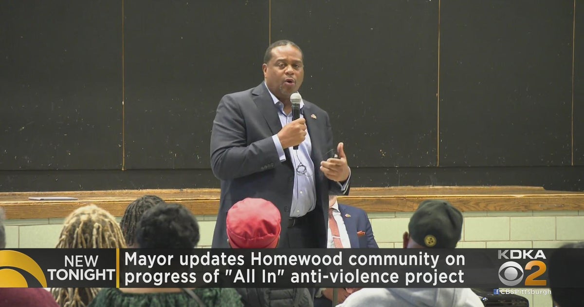 Mayor Gainey provides update on anti-violence project - CBS Pittsburgh