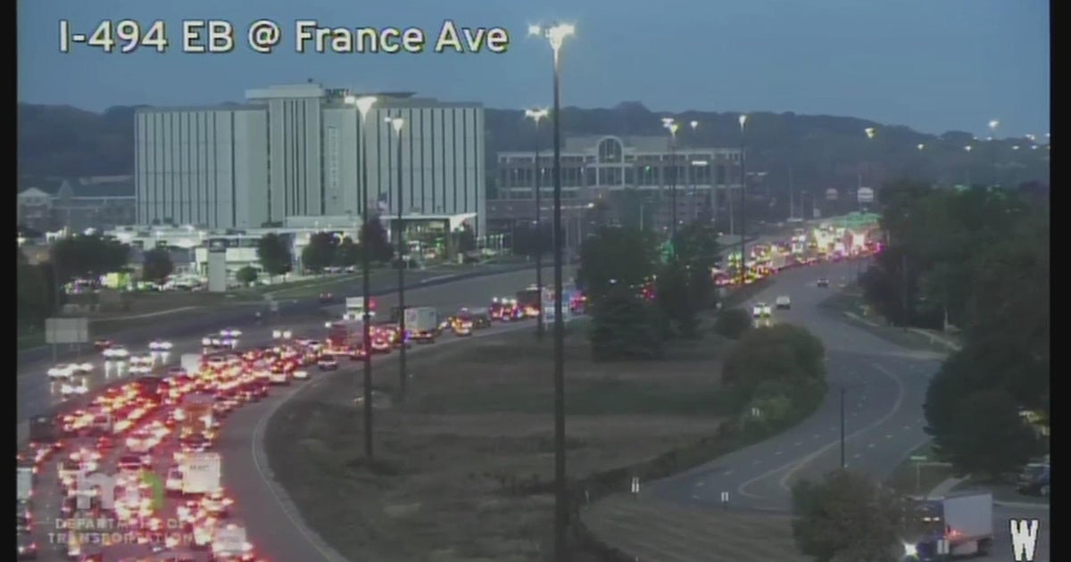 NEXT Drive: 4-vehicle crash backs up I-494 WB in south metro - CBS Minnesota