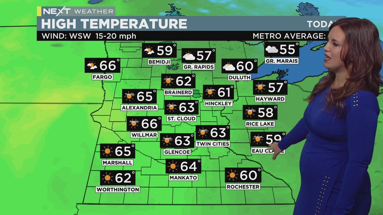 NEXT Weather: Perfect fall weather weekend ahead - CBS Minnesota