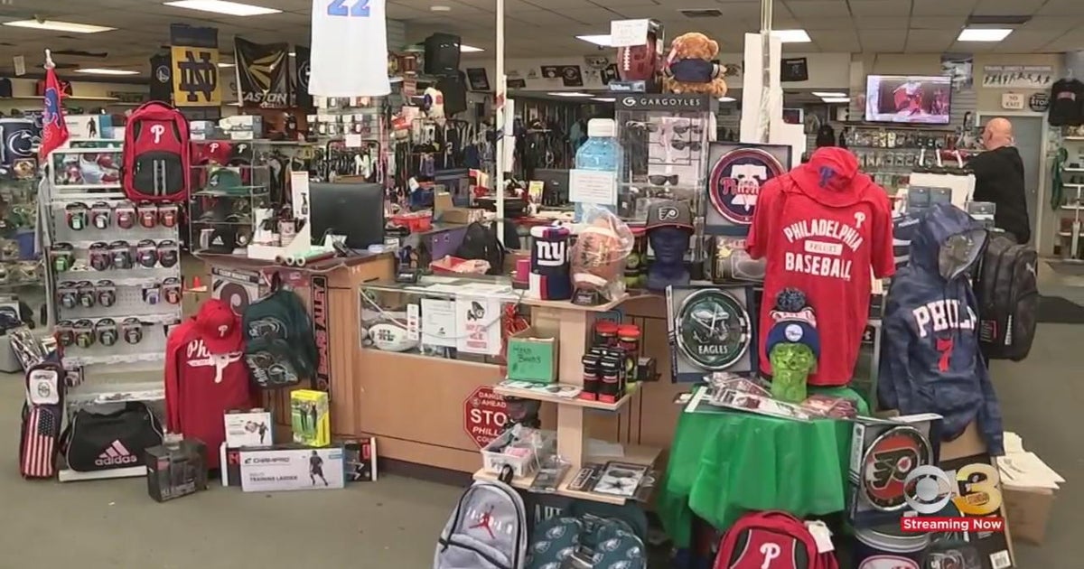 Phillies merchandise flying off shelves - CBS Philadelphia