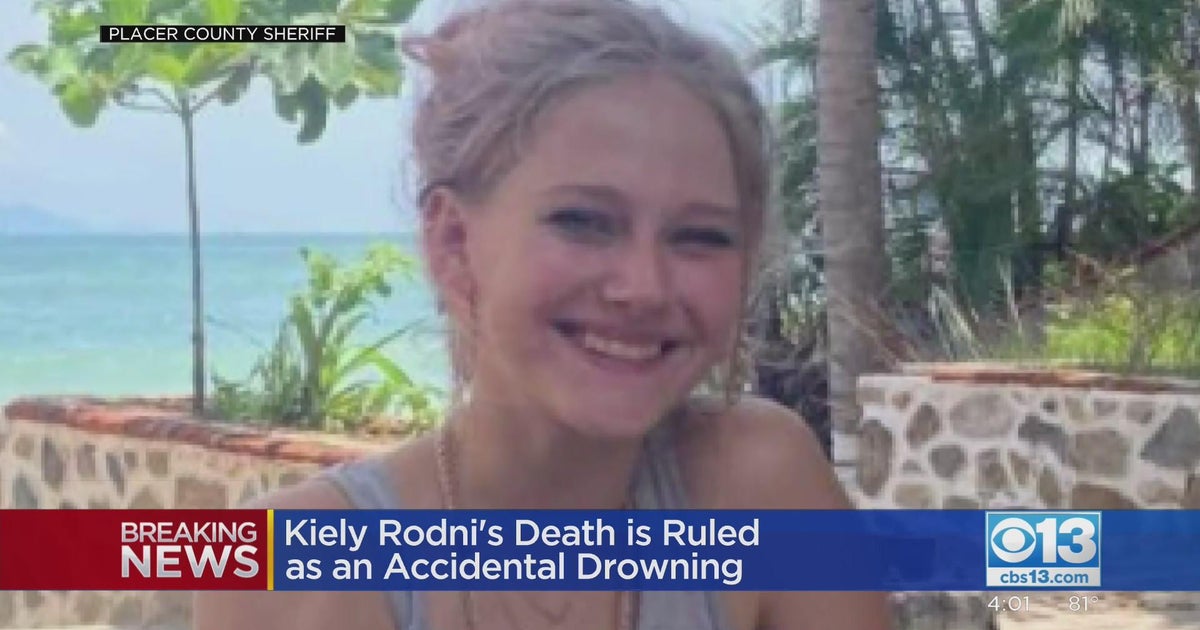 Kiely Rodni's death has been ruled as an accidental drowning - CBS ...