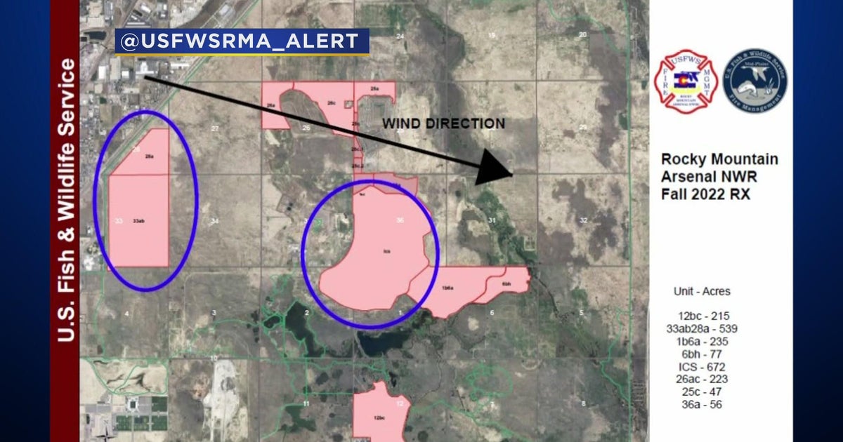 Prescribed burns planned for next week northeast of Denver - CBS Colorado