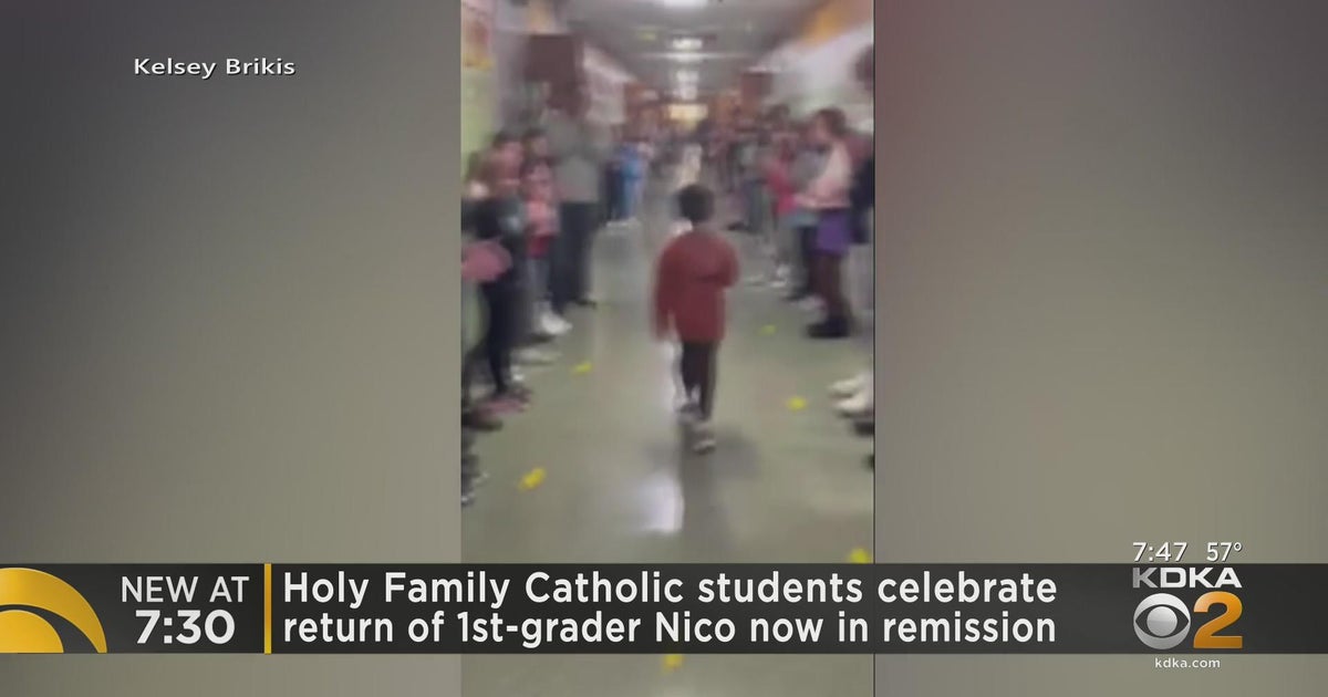 6-year-old Plum boy gets heartwarming welcome back to school after ...