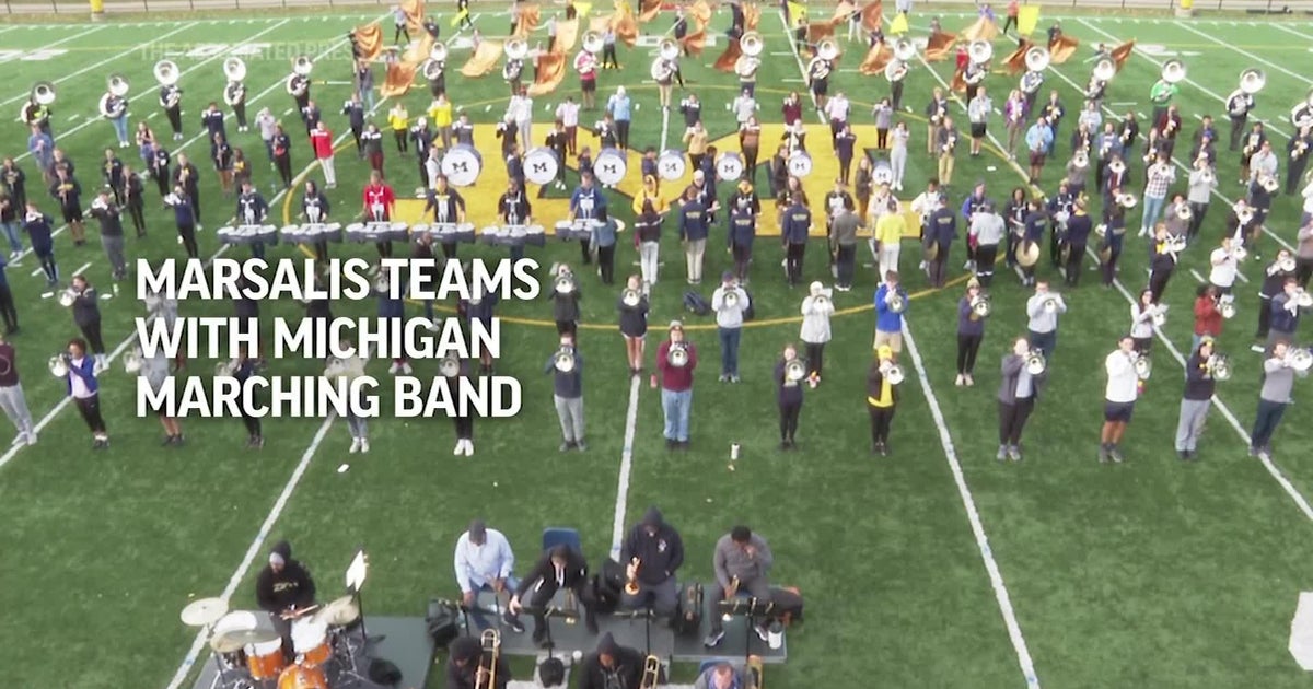 Wynton Marsalis joins forces with Michigan Marching Band - CBS Detroit