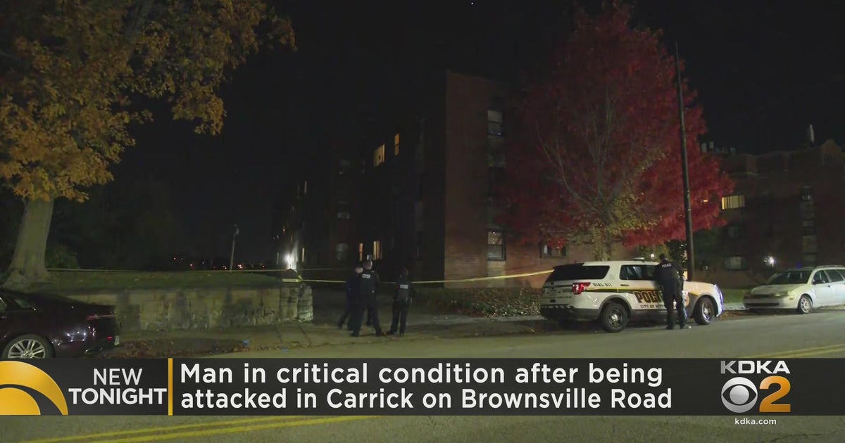 Man in critical condition after assault in Carrick - CBS Pittsburgh