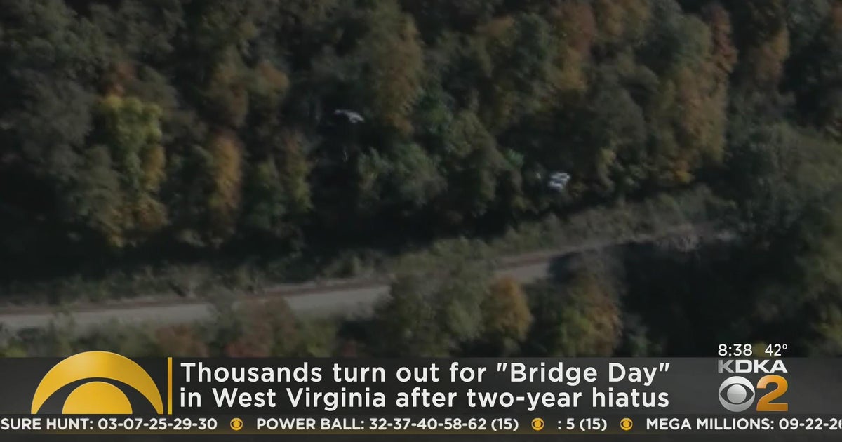 West Virginians turn out to celebrate Bridge Day - CBS Pittsburgh