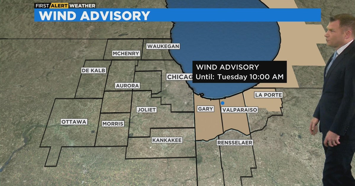 Chicago First Alert Weather: Gusty winds bringing cold temps - CBS Chicago