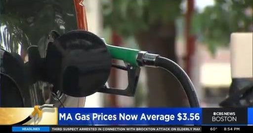 Massachusetts gas prices sit 28 cents below national average - CBS Boston