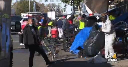 City of Boston moves homeless encampments off busy Southampton Street ...