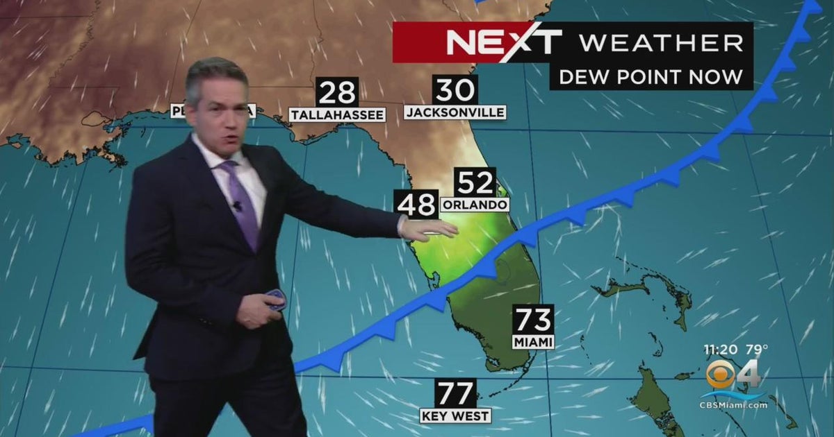 NEXT Weather forecast for Tuesday 10/18/22 11PM - CBS Miami