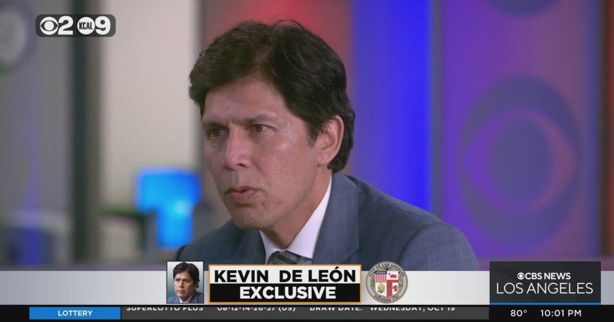 CBSLA Exclusive: Kevin de León refuses to resign from the LA City Council - CBS Los Angeles
