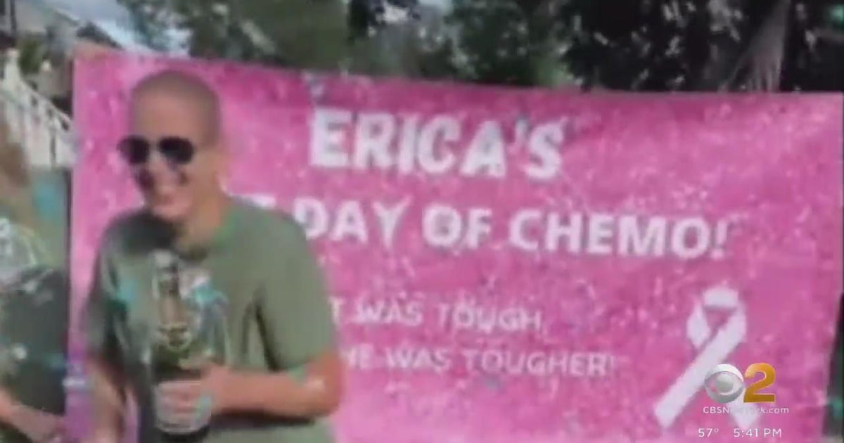 Long Island mom stays positive on journey to beat breast cancer - CBS ...