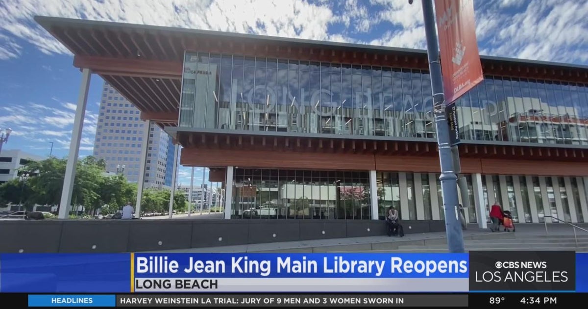 Billie Jean King Main Library reopens in Long Beach after being forced ...
