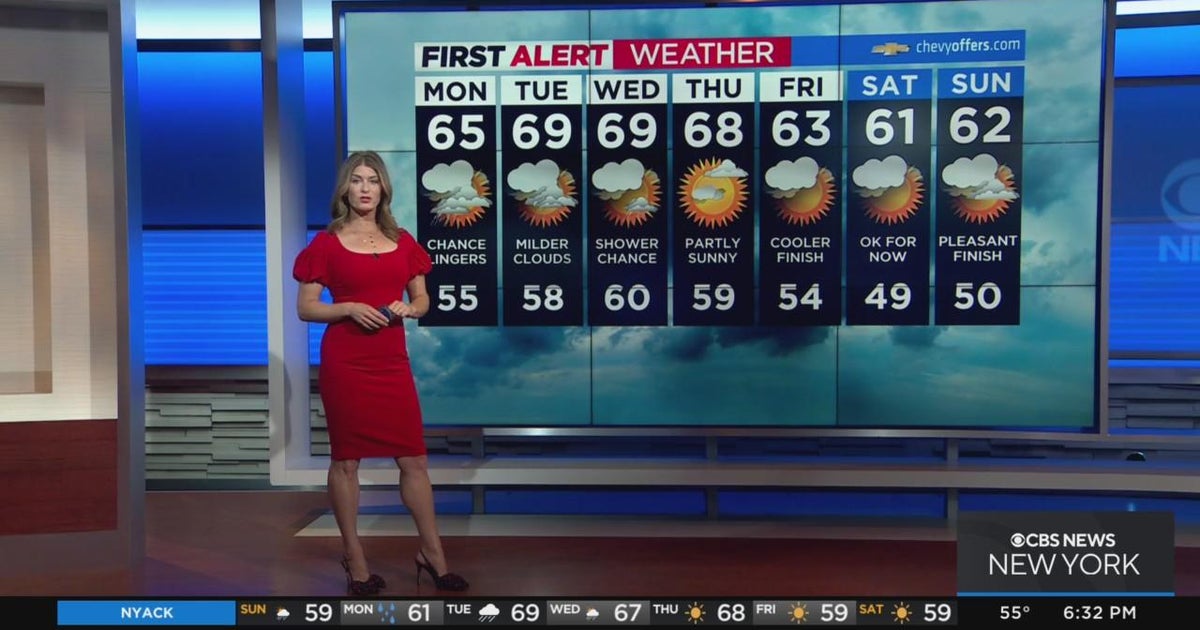 First Alert weather: CBS2 6:30 p.m. forecast - CBS New York