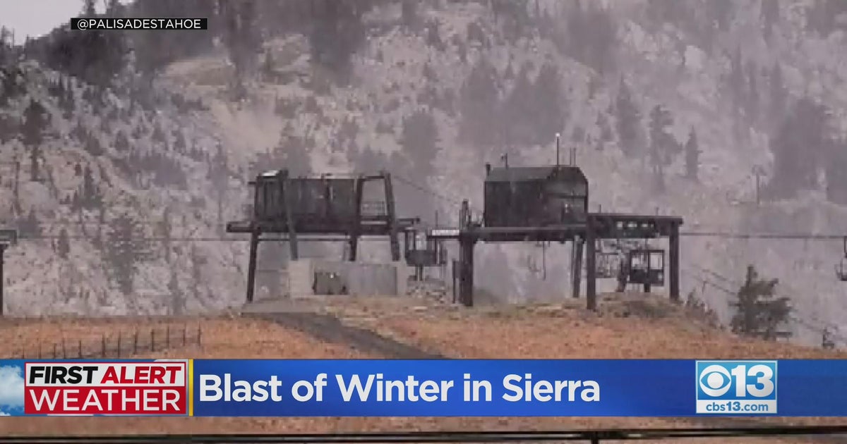 Sierra gets blast of winter - CBS Sacramento