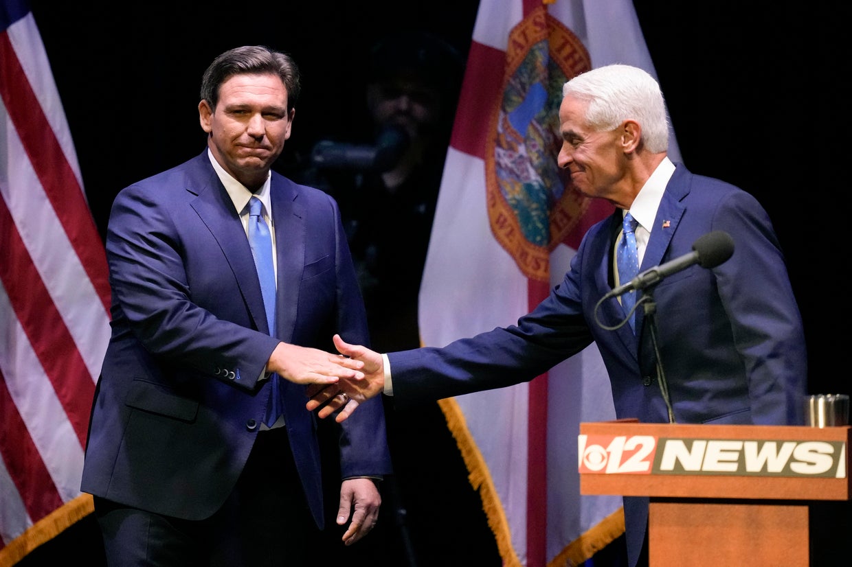 Ron DeSantis, Charlie Crist debate: Florida governor won't commit to ...