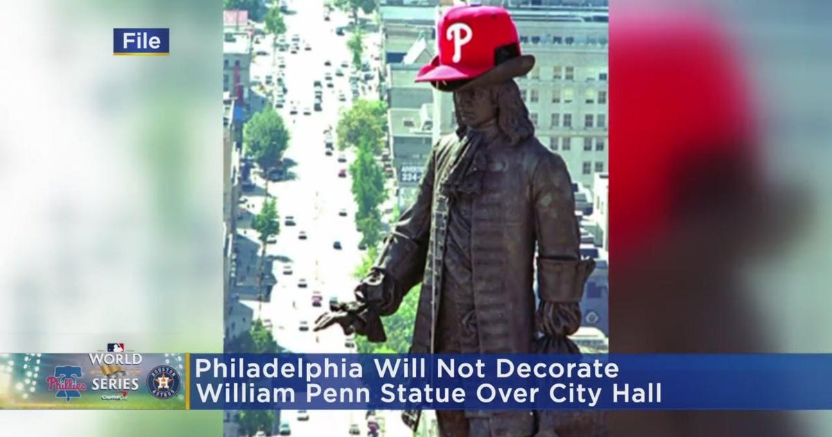 Phillies decorations covering city, but you won't see them on top of ...