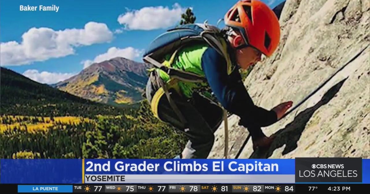 8-year-old climbs El Capitan in Yosemite - CBS Los Angeles