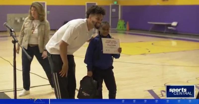 Caleb Williams hosts anti-bullying event - CBS Los Angeles