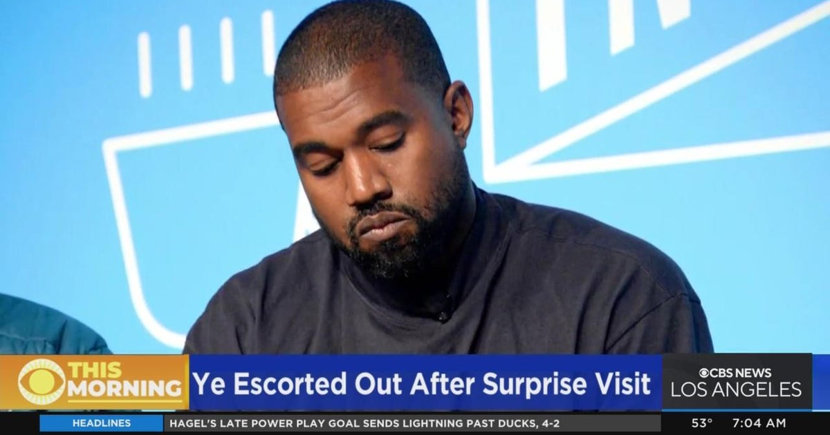 Ye kicked out of Skechers' headquarters in California - CBS Los Angeles