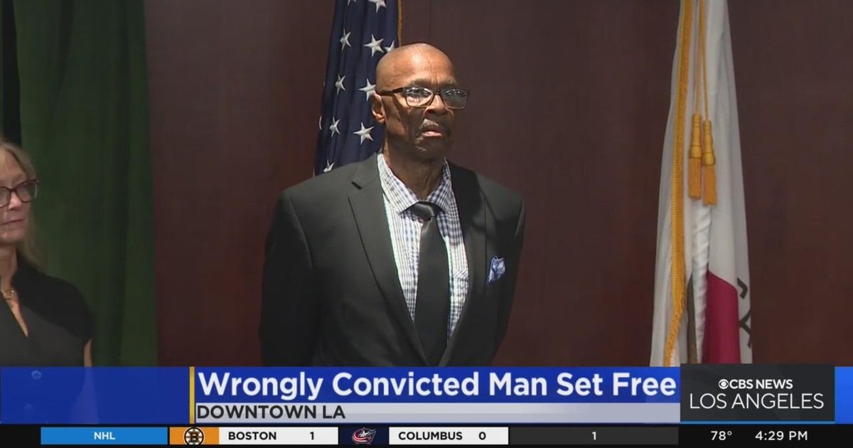 Man convicted of 1983 murder cleared after spending nearly four decades in prison - CBS Los Angeles