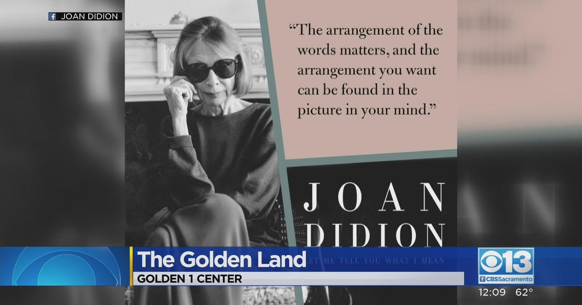 Joan Didion to be honored at Golden 1 Center - CBS Sacramento