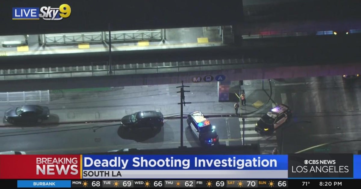 Police investigating a deadly shooting at South LA Metro stop - CBS Los ...
