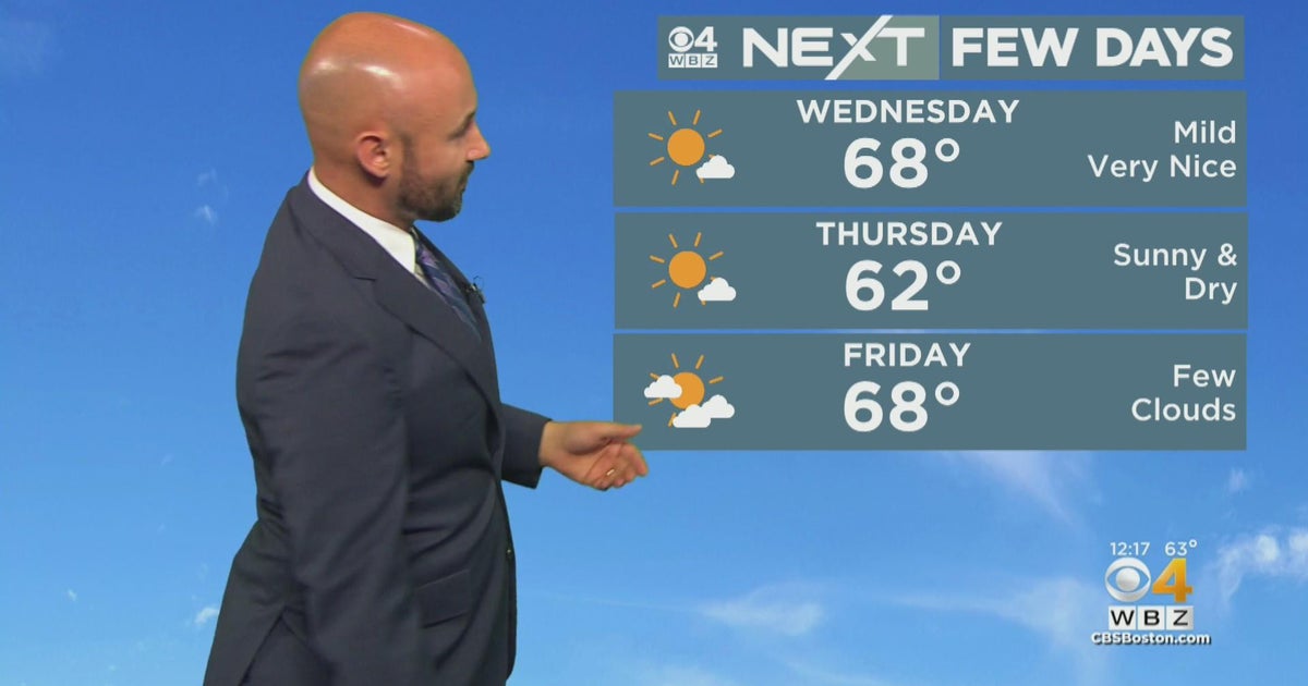 Next Weather: WBZ Midday Update For November 1 - CBS Boston