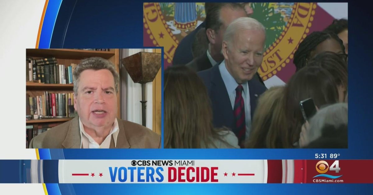 CBS4's Jim DeFede on Biden's visit to South Florida - CBS Miami